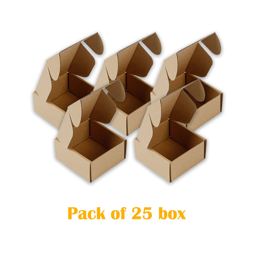 FLAP BOX 3 Ply | 10" x 7" x 3.5" |Brown Corrugated Boxes for Packaging ...